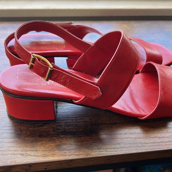 Pappagallo | Shoes | Vintage Pappagallo Red Sandals | Poshmark